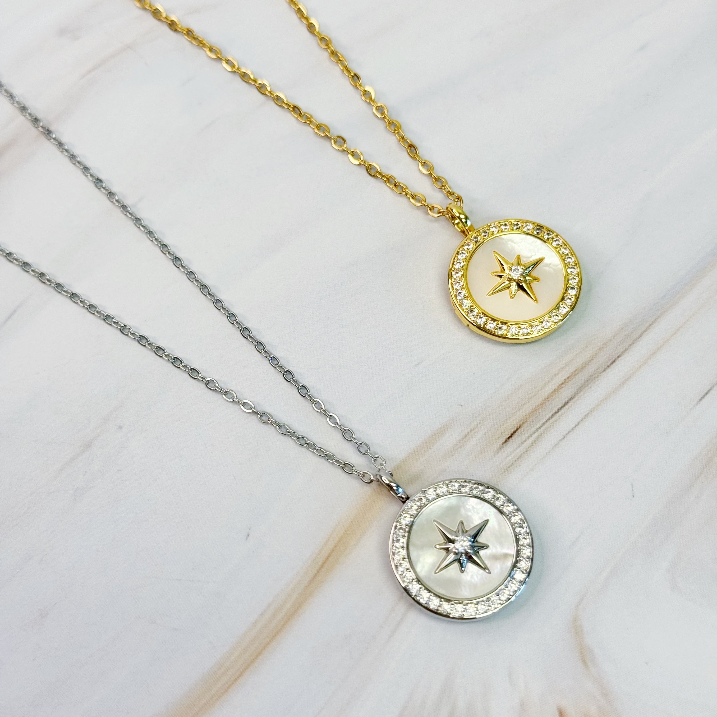 Shine Compass Open Locket Pendant Necklace – Ellisonyoung.com