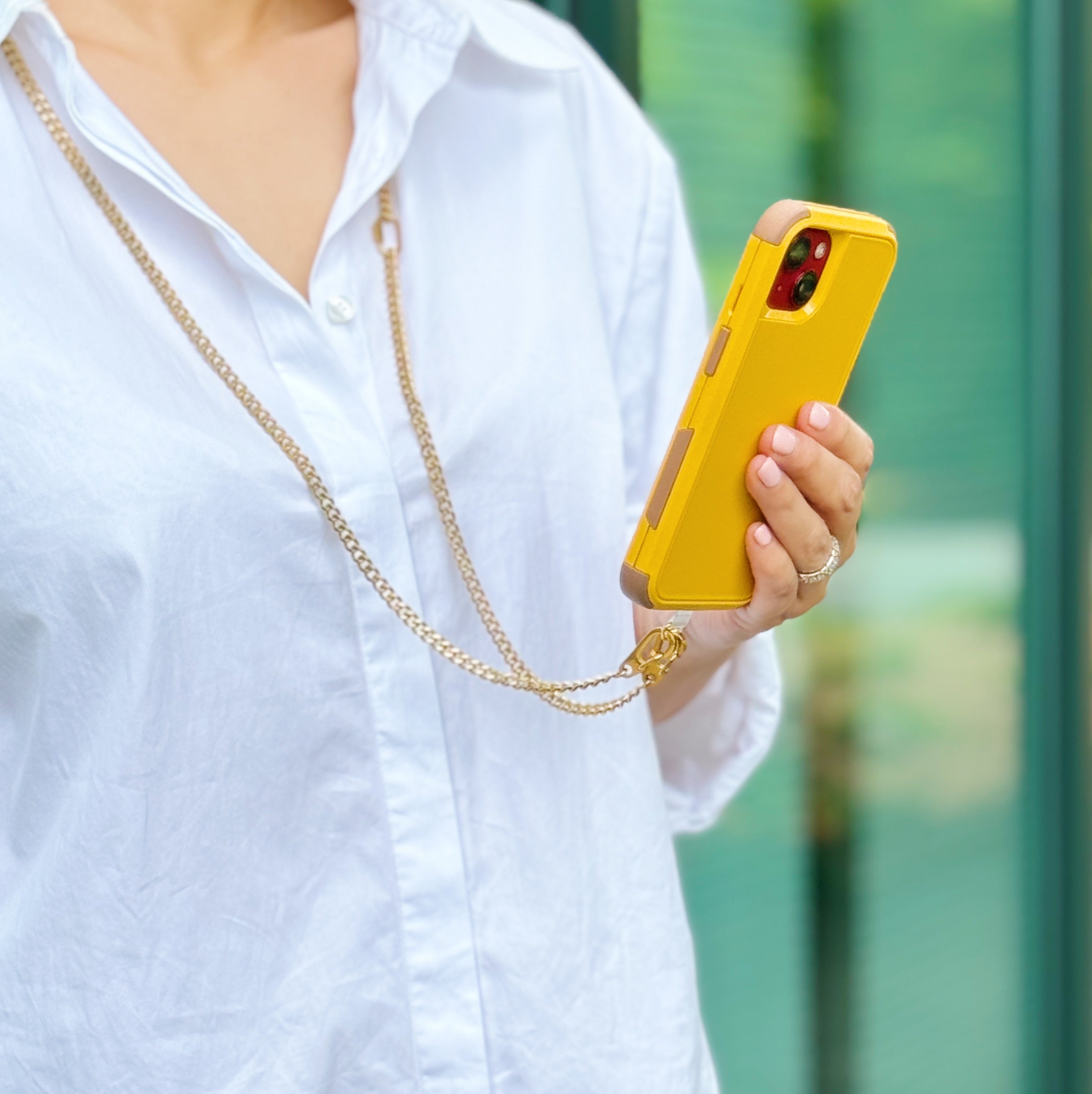 Golden Chain Multi Function Phone Lanyard – Ellisonyoung.com