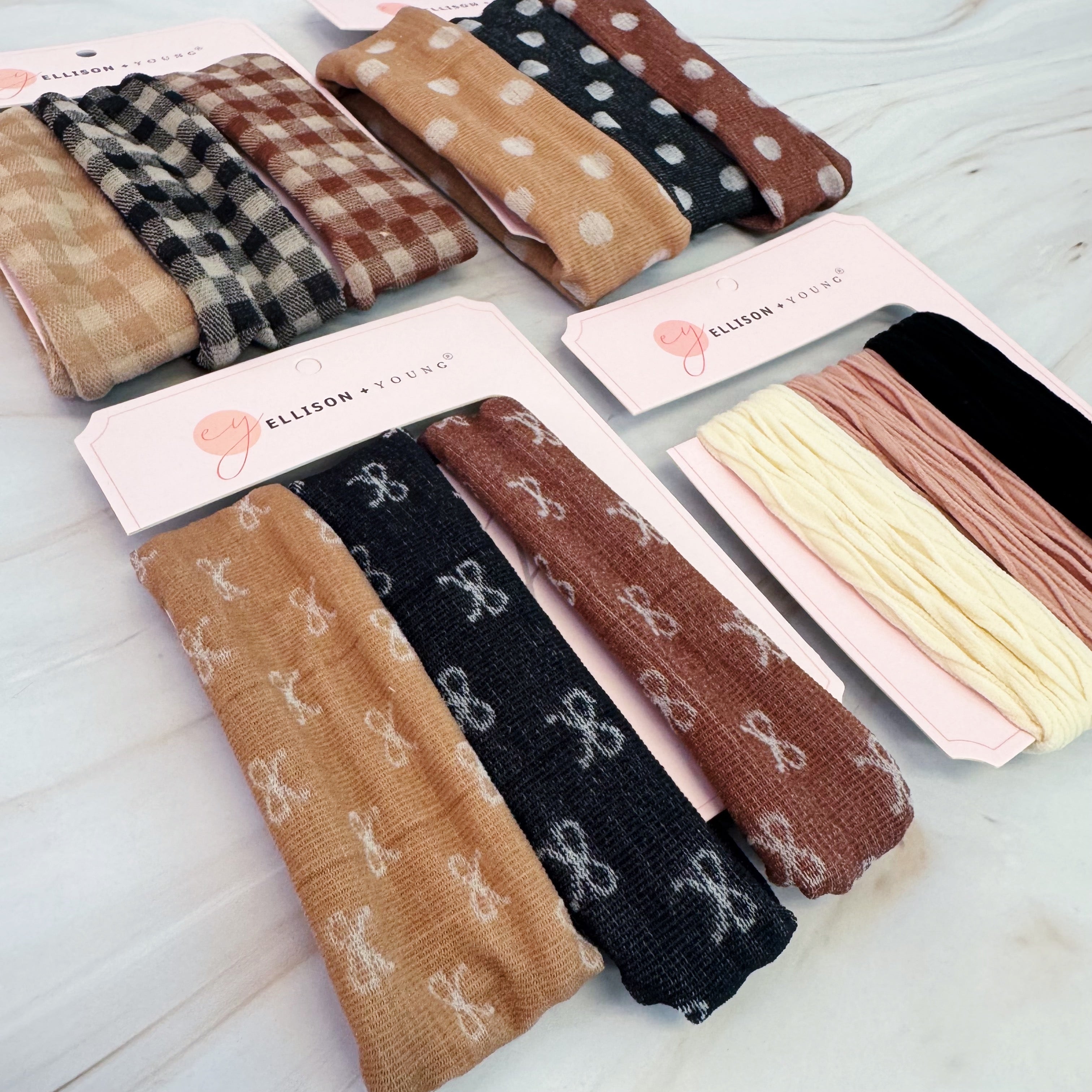 Lovely Patterns Hair Ties Set Of 3 – Ellisonyoung.com