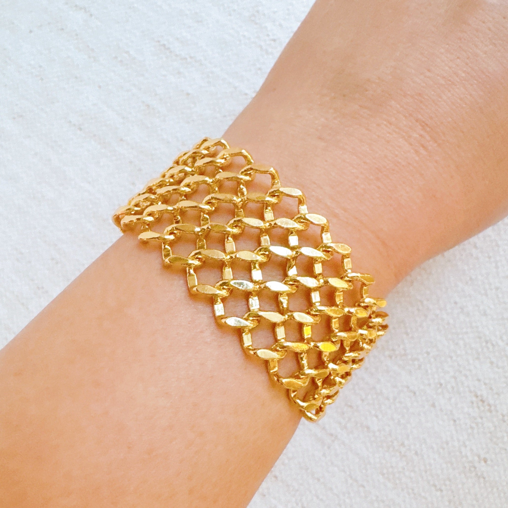 Lux Lattice Chain Bracelet – Ellisonyoung.com