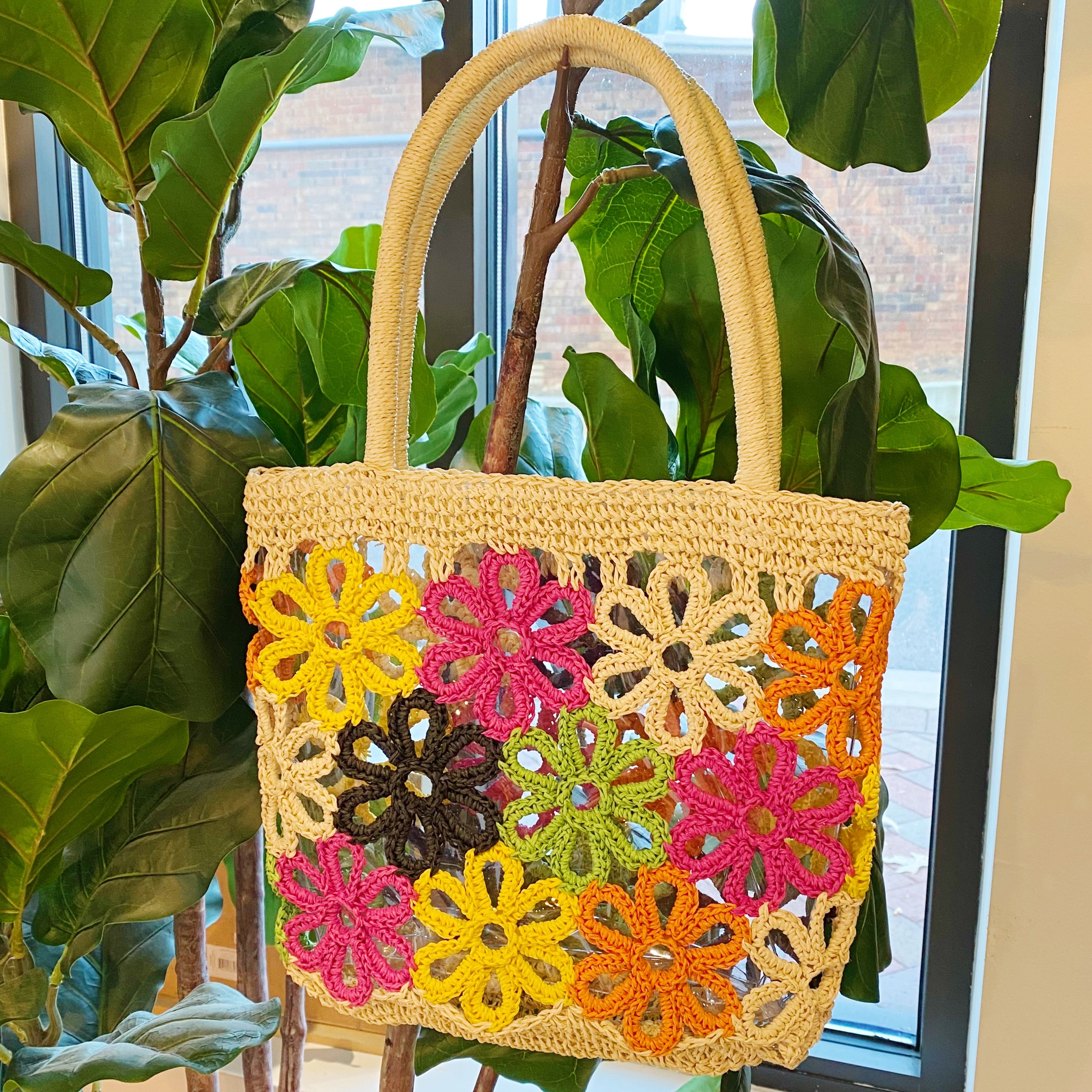 Hand Made Flower Power Tote – Ellisonyoung.com