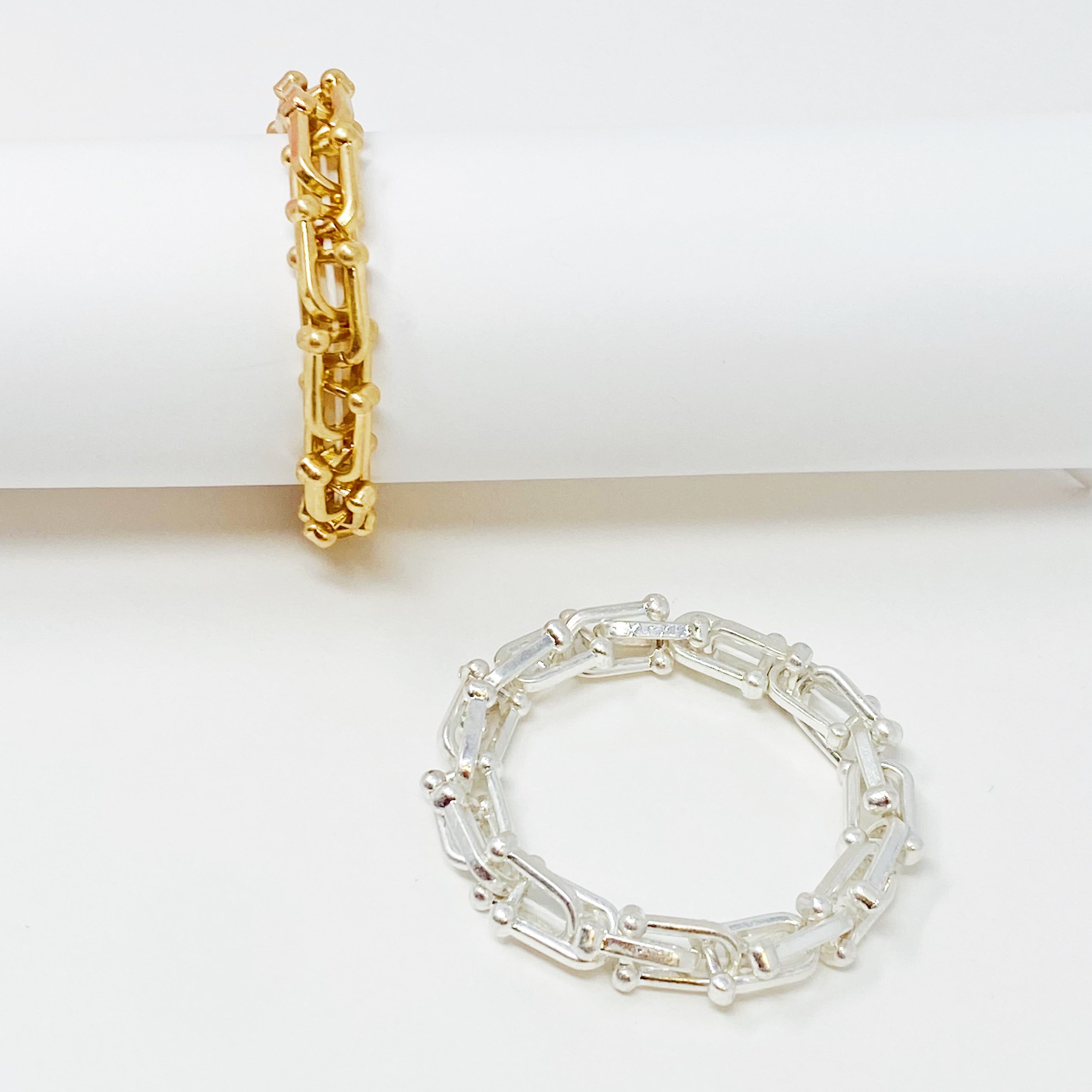 Chained Link Stretch Bracelet – Ellisonyoung.com