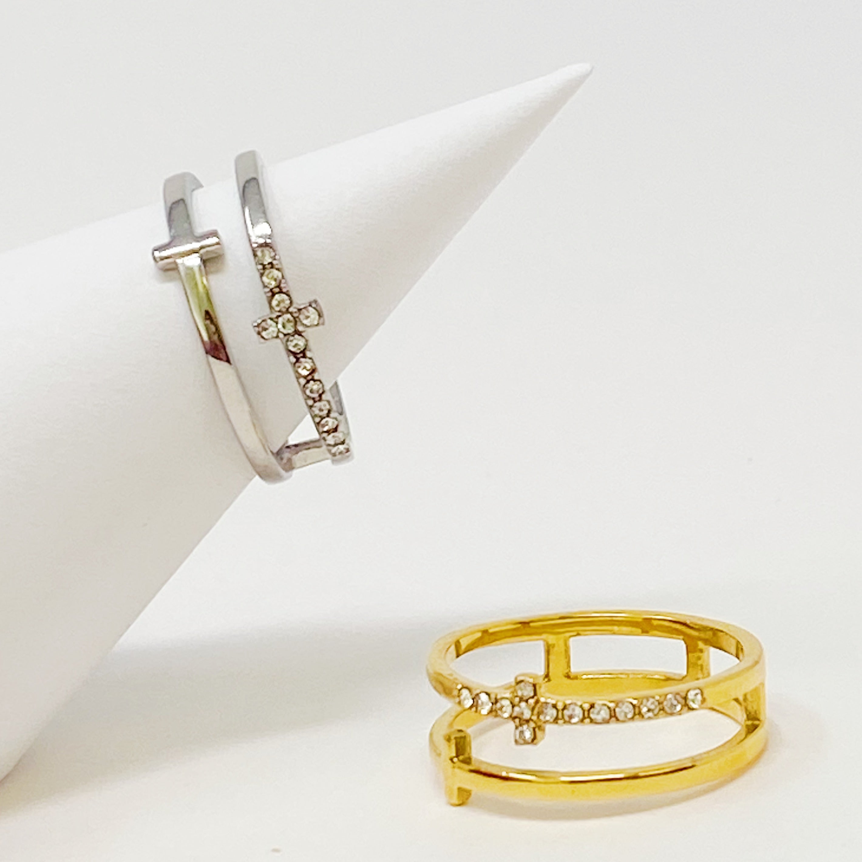 Forever Double Cross Ring – Ellisonyoung.com
